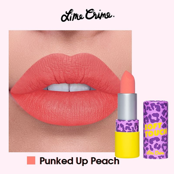 Lime Crime, помада для губ, тон Punked Up Peach - купить с доставкой по ...