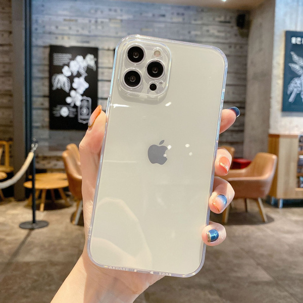 Прозрачный противоударный чехол с для Apple iPhone 13 Pro / силиконовый ...