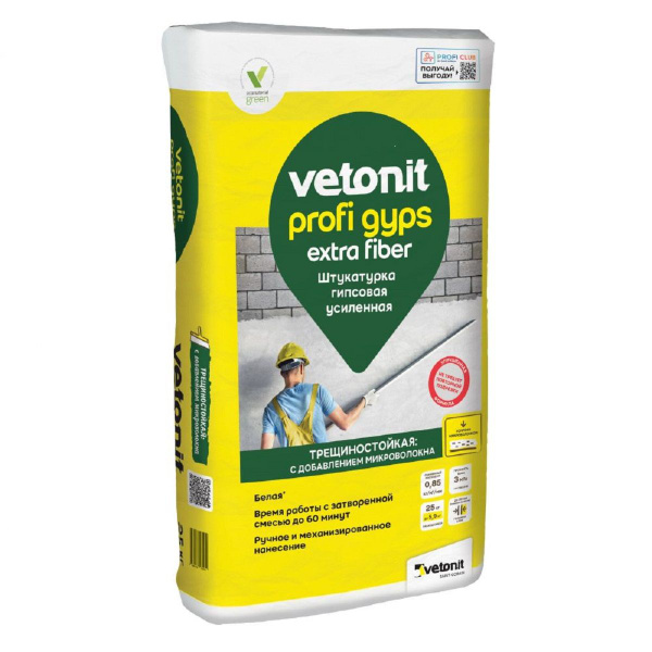 Vetonit Profi Gips Штукатурка гипсовая суперпластичная 25 кг купить на ...
