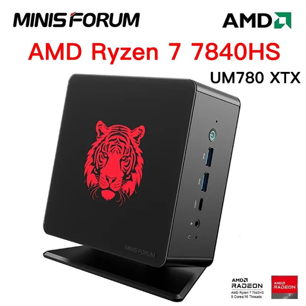 Характеристики MINISFORUM Мини-ПК UM780XTX (AMD Ryzen 7 7840HS, RAM 16 ...