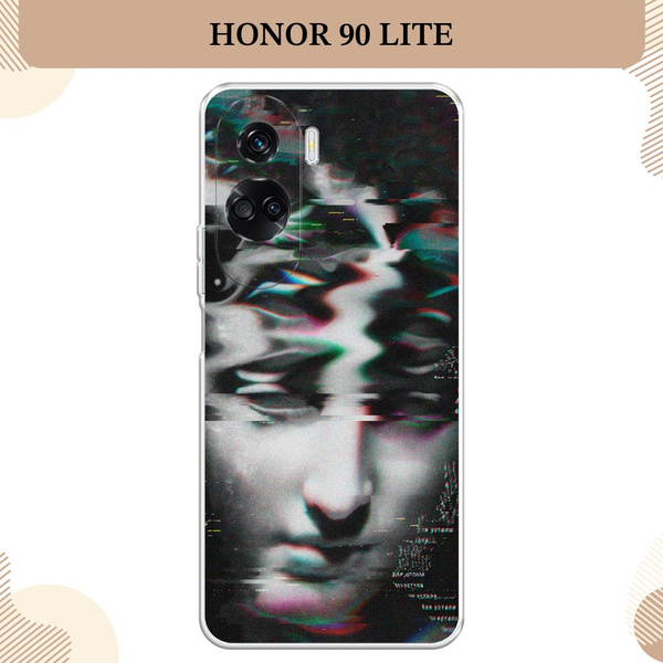 Силиконовый чехол на Honor 90 Lite / Хонор 90 Лайт Glitch Art - купить ...