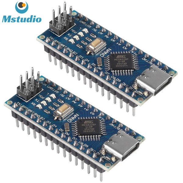 2 шт Arduino Nano V30 Usb Type C программируемый контроллер на базе