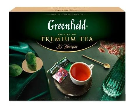 Набор чая в пакетиках Greenfield Premium Tea Collection, 30 видов, 120 ...