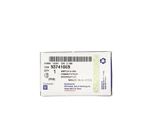 Контактная группа замка зажигания General Motors 93741069 - GM Genuine ...