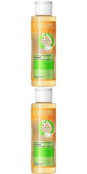 Eveline Cosmetics Тоник для лица facemed+, отшелушивающий, придающий ...