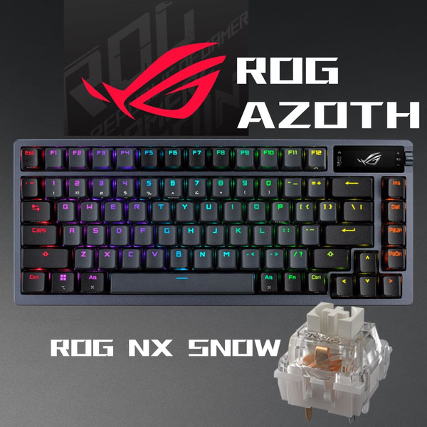 Механическая клавиатура ASUS ROG Azoth купить по низкой цене: отзывы ...