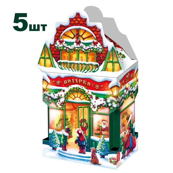 Подарочная коробка для упаковки конфет, новогодние подарки для детей ...