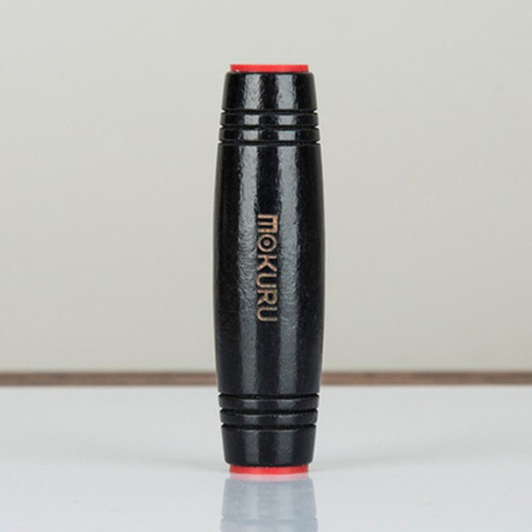 Уникальная деревянная игрушка Mokuru Rollver Flip Stick для снятия стресса и тревоги, черная ...