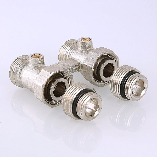 Узел нижнего подключения радиатора (комплект) 1/2" х 3/4, "евроконус ...