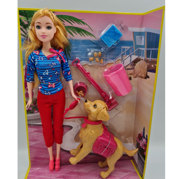 Кукла Hayley выгуливает собачку Barbie / Барби с собакой - купить с ...