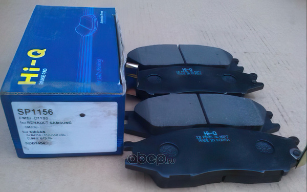 Колодки тормозные Sangsin Brake SP1156 Передние - купить по низким ...