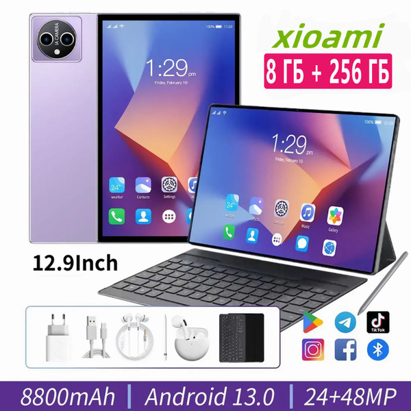 Купить планшет Mi X15 12 ГБ+512 ГБ SIM+WIFI+GPS+ Android13 Планшет для ...