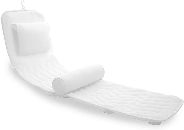 Подушка для ванны на все тело с поясной подушкой с 14 присосками 3d air ...