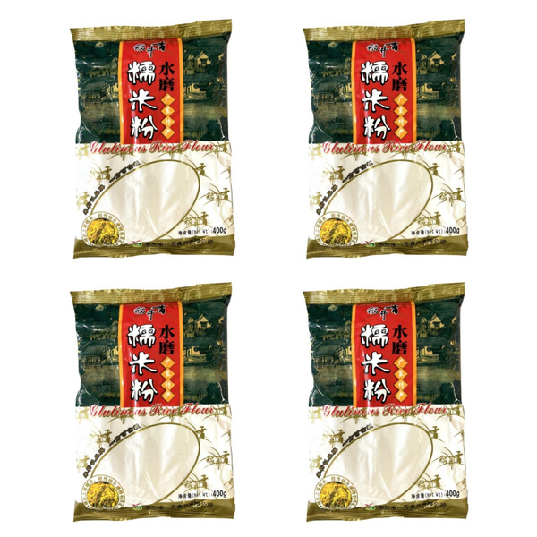 Мука рисовая клейкая Dongguan Glutinous Rice Flour, 400 г, 4 шт ...
