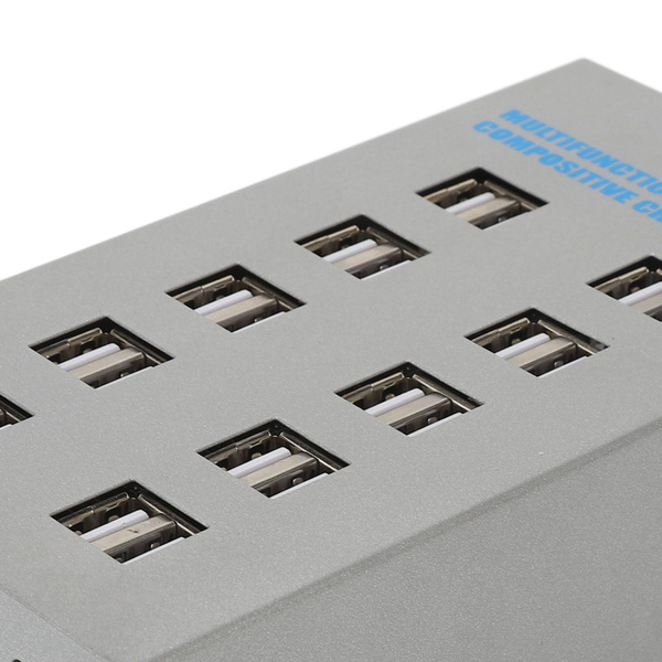 Многофункциональный USB-концентратор из нержавеющей стали с питанием ...