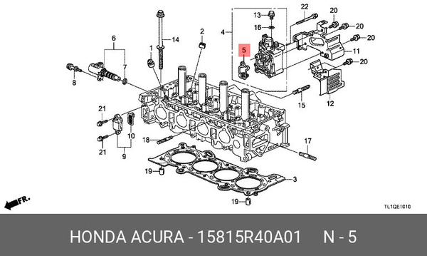 Фильтр масляный Honda 15815-R40-A01 - купить по выгодным ценам в ...