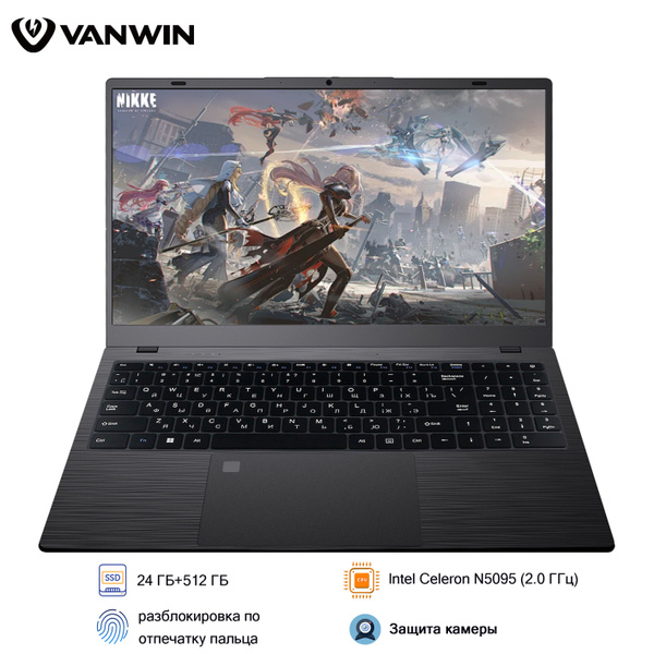 Игровой ноутбук VANWIN Windows 11, черный купить по низкой цене: отзывы ...