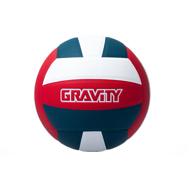 Мяч волейбольный Gravity TF-20-117, 5 размер, белый, красный купить по выгодной цене в интернет ...