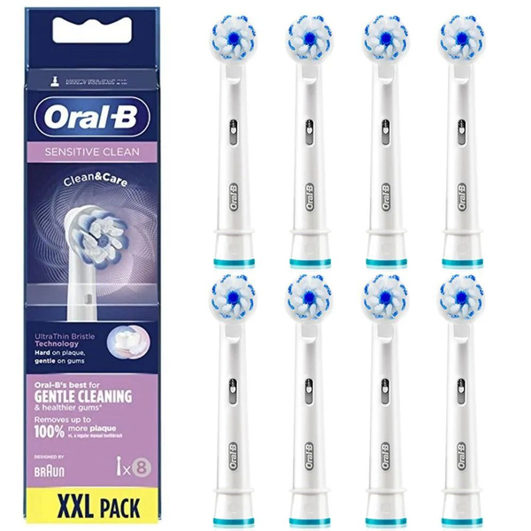 Насадка для зубной щётки Oral-B Sensitive Clean New (EB60), 8 шт купить ...