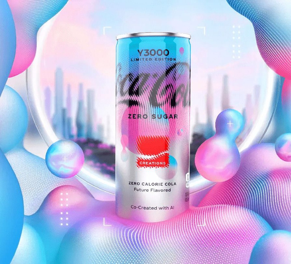 Кока-Кола ( Coca-Cola ) Y3000 ZERO LIMITED EDITION ( AI ) Грузия 1шт ...