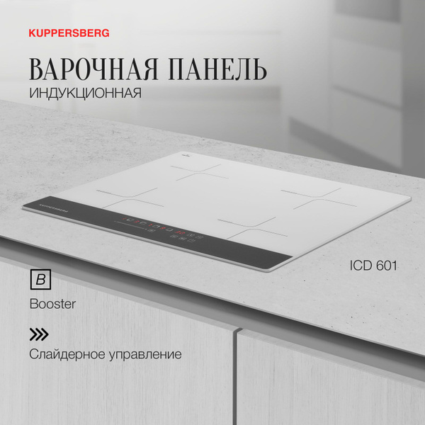 Варочная панель встраиваемая индукционная Kuppersberg ICD 601 ...