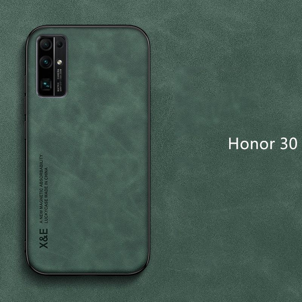 Кожа чехол для Honor 30 Магнитное притяжение внутри ( Хонор 30 ...