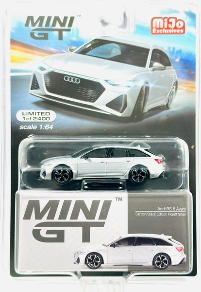 Модель коллекционная Mini GT AUDI RS 6 AVANT CARBON BLACK EDITION ...