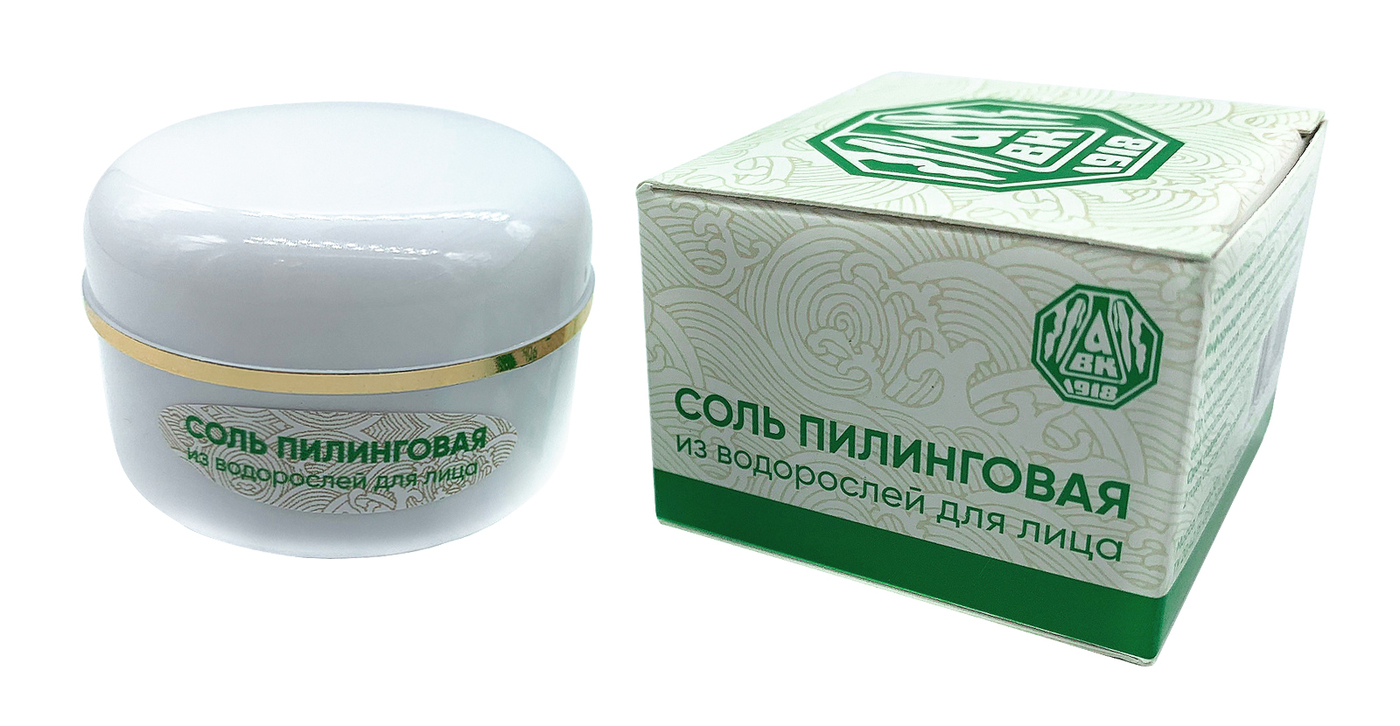 Соль пилинговая для лица из водорослей СОЛЬ ПИЛИНГОВАЯ, 30 г — купить в ...