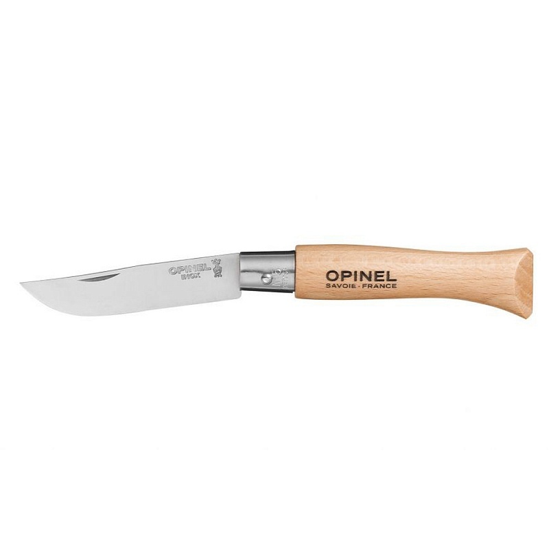 Нож грибника Opinel №5, нержавеющая сталь, бук — купить в интернет ...