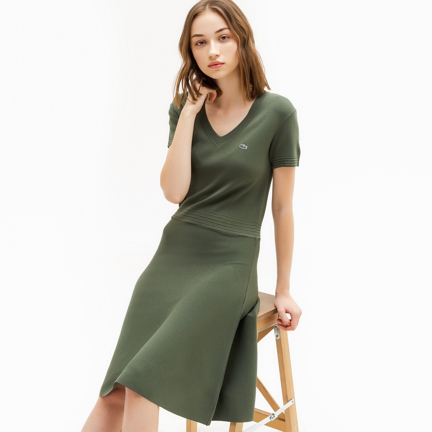 Платье Lacoste, Женский, стиль Повседневный, На любой сезон, размер 44 ...