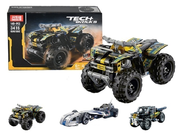 Конструктор " Квадроцикл TECH BRICKS" Nasplus, 148 деталей 3416 — купить в интернет-магазине ...