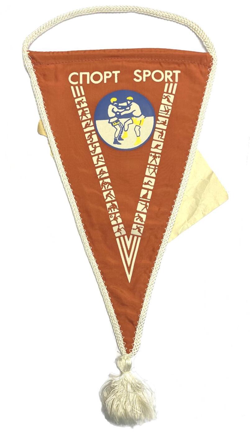 Вымпел спортивный. ВСТ-12 (борьба), 1989 г. СССР — купить в интернет ...