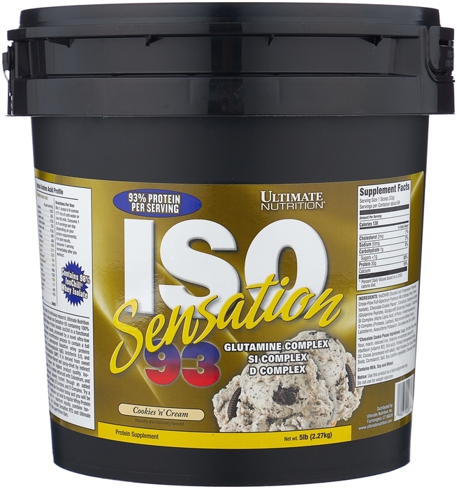 Сывороточный протеин Изолят Ultimate Nutrition ISO Sensation 2,27кг ...
