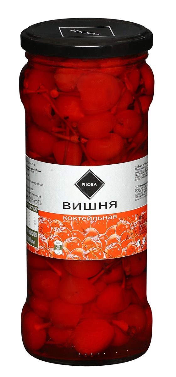 Вишня коктейльная RIOBA, 560 г — купить в интернет-магазине OZON с ...