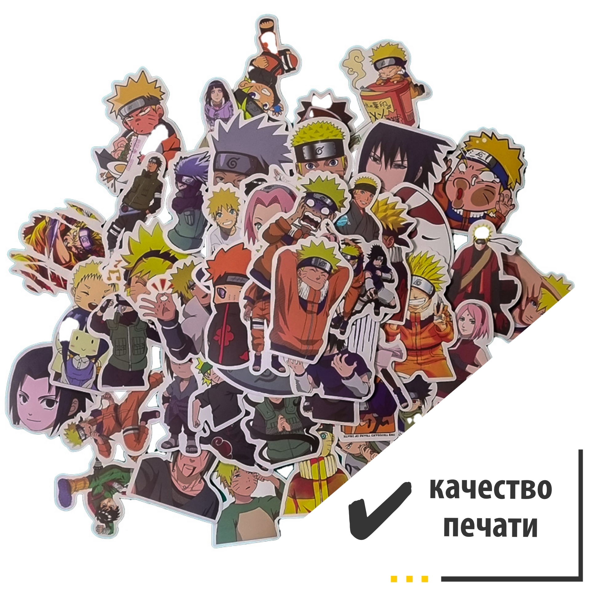 Наклейки на телефон НАРУТО Naruto part1 / Стикеры самоклеящиеся ...