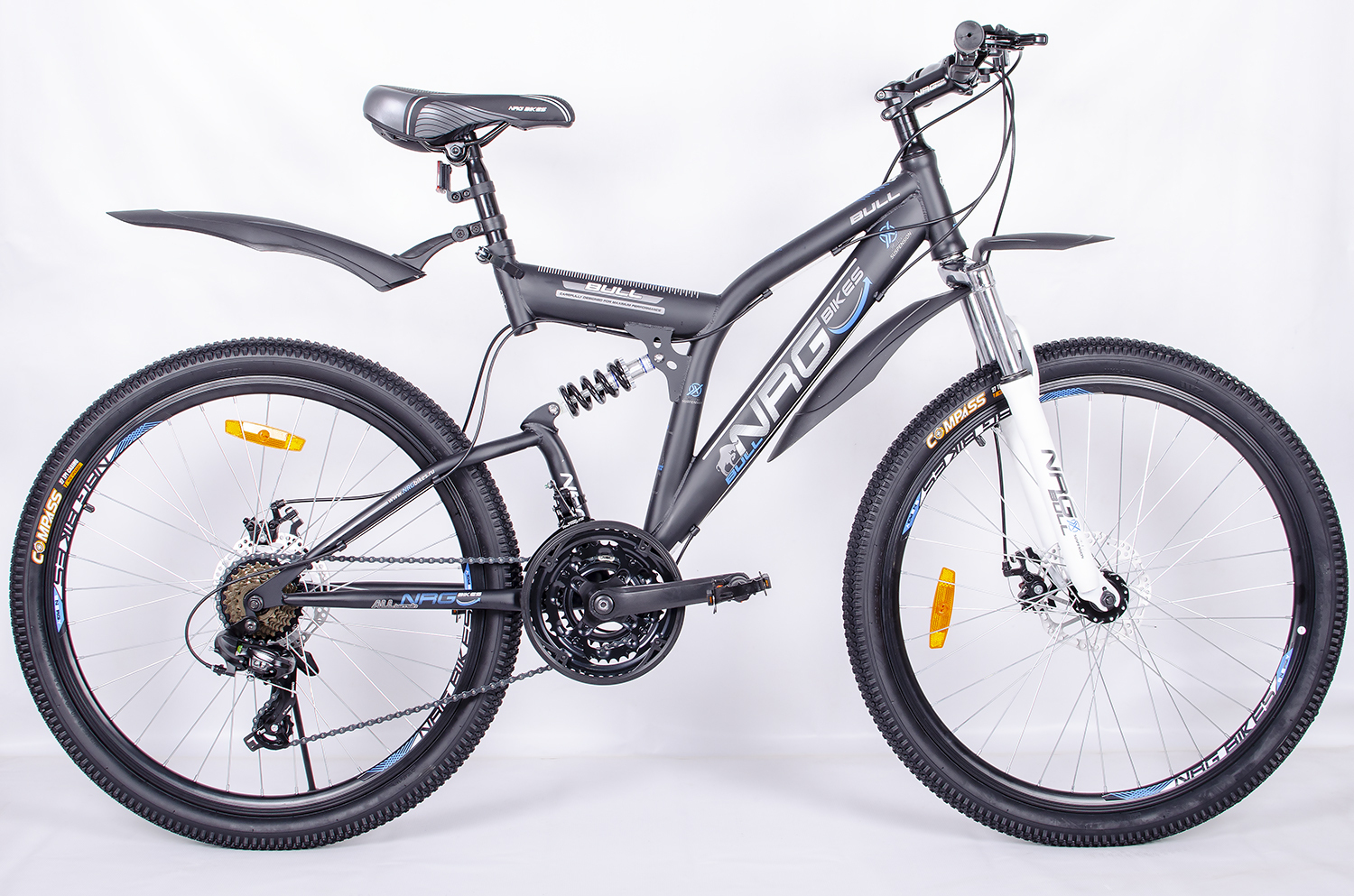 Велосипед NRG Bikes BULL 26/19 black-white-gray - купить по выгодной ...