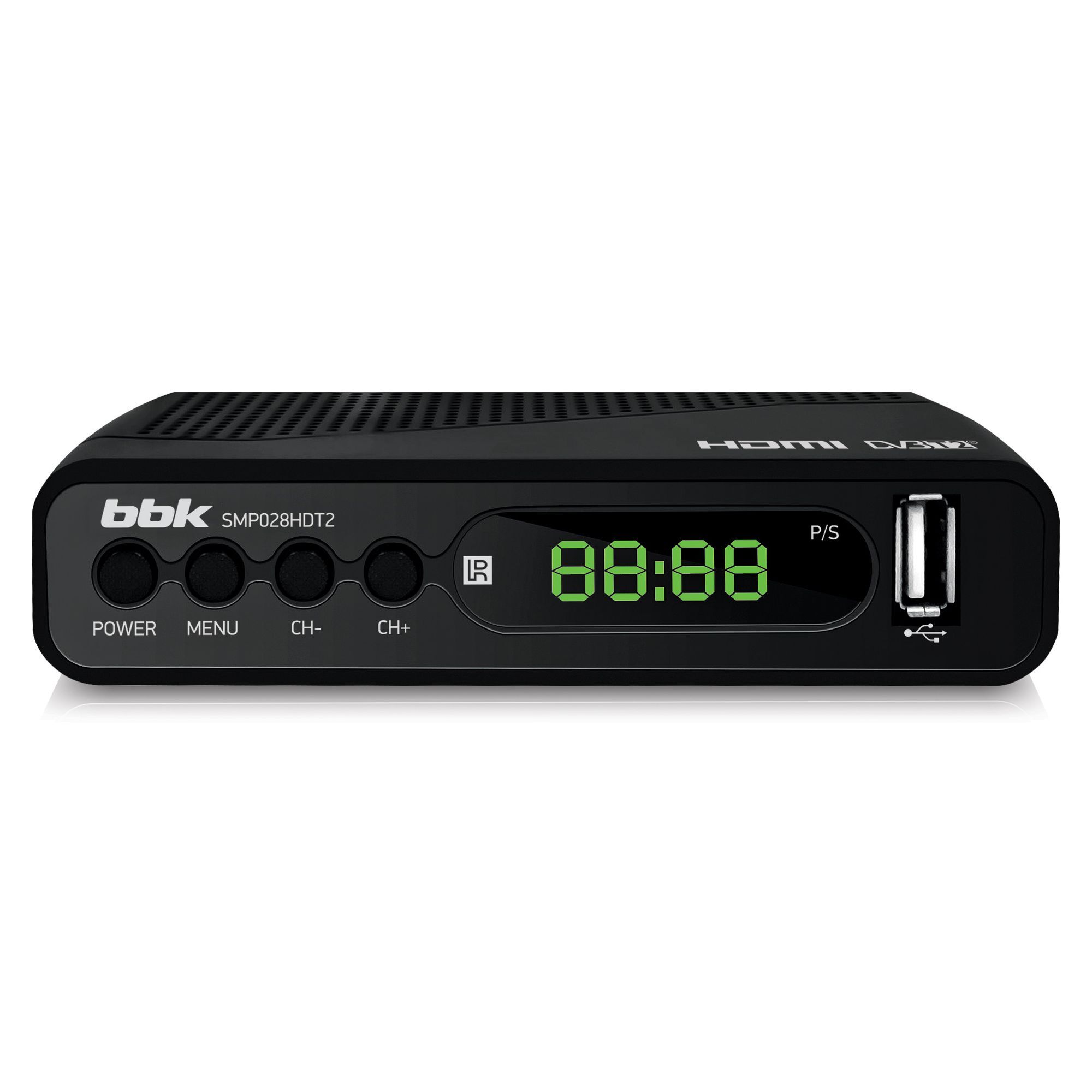 ТВ ресивер BBK SMP028HDT2, черный купить по выгодной цене в интернет ...
