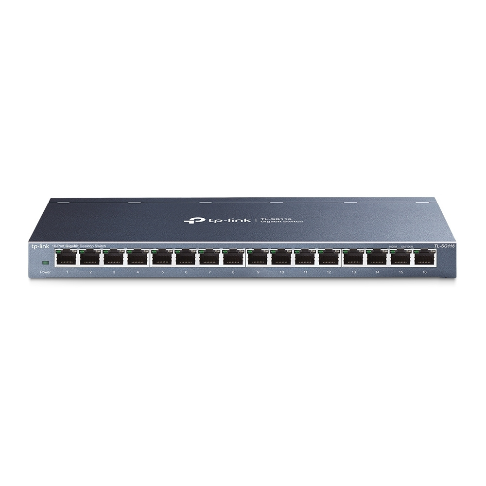 Коммутатор TP-Link TL-SG116, 16 портов 10/100/1000, неуправляемый ...
