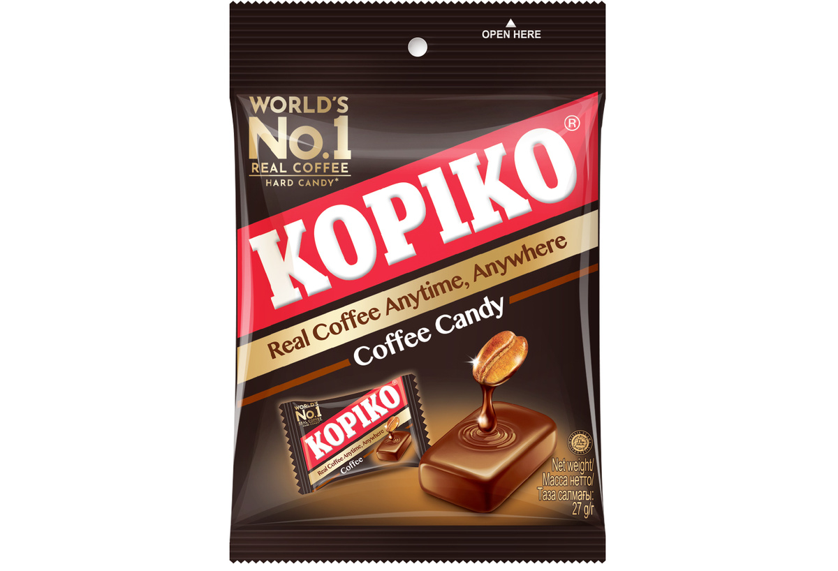 Леденцы кофейные Kopiko Coffee Candy, 12 пакетов по 27 г — купить в ...