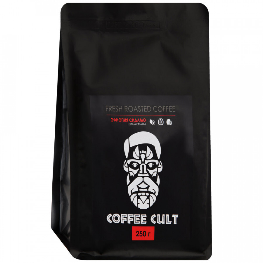 Кофе Cult Coffee Эфиопия Сидамо 250 г — купить в интернет-магазине OZON ...
