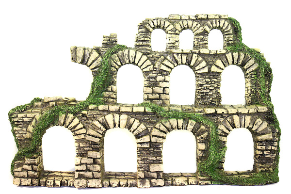 Декорация для аквариума Крепость, Грот DEKSI односторонний элемент, арт. №222 - купить с ...