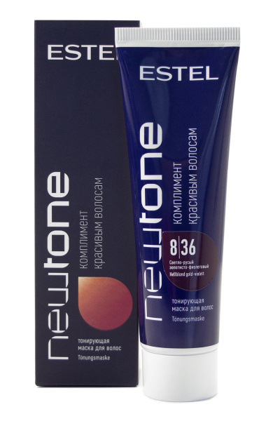 Estel Professional Newtone Тонирующая маска для волос, тон 8-36, 60 мл - купить с доставкой по ...