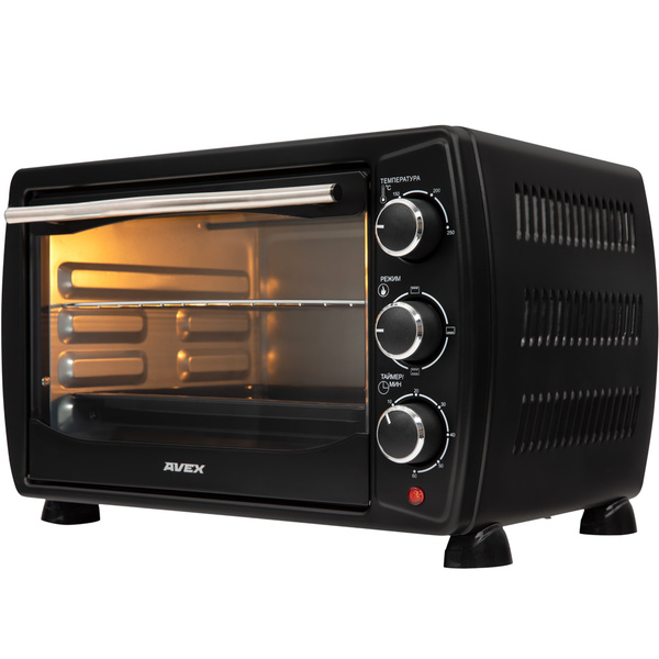 Мини-печь AVEX 4680013315917, черный, 21 л купить c доставкой на OZON по низкой цене (633715040)