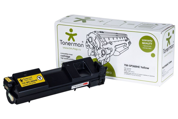 Расходник для печати Tonerman TM SPC360HE Black, Желтый (yellow), для ...