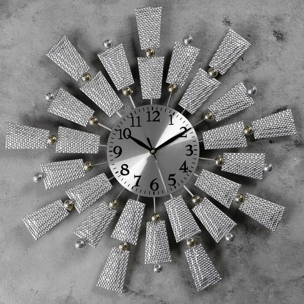 Часы настенные серия Ажур Лимена плавный ход D 50 5 см циферблат 15 5 см купить по