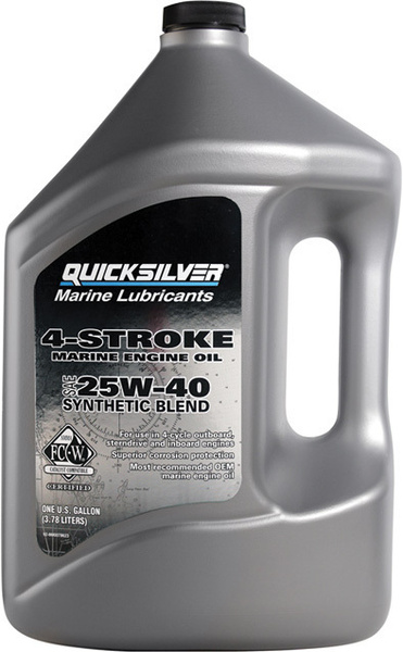 Масло моторное QUICKSILVER 25W-40 Синтетическое - купить в интернет-магазине OZON (162175265)