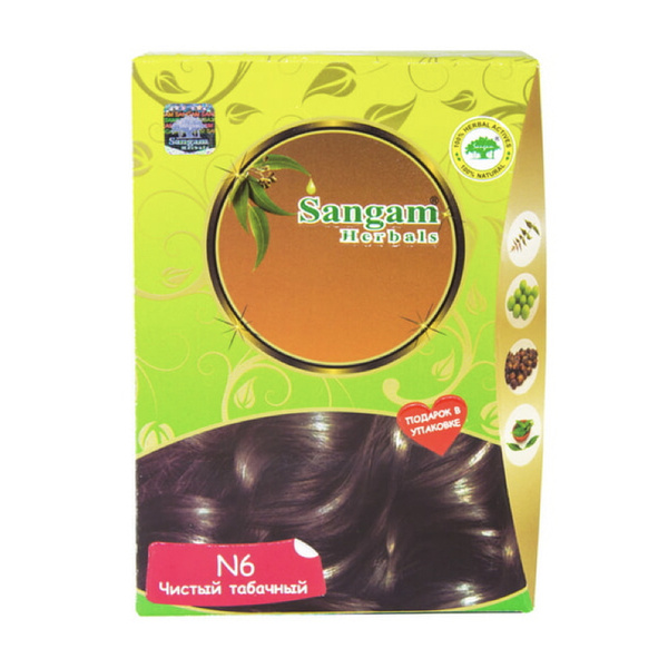 Sangam Herbals Хна для волос, 100 мл - купить с доставкой по выгодным ...
