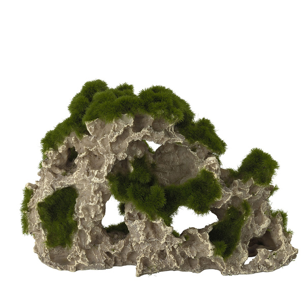 Декор для аквариума AQUA DELLA "Камень со мхом Moss Rock 3", 25x17x9см ...
