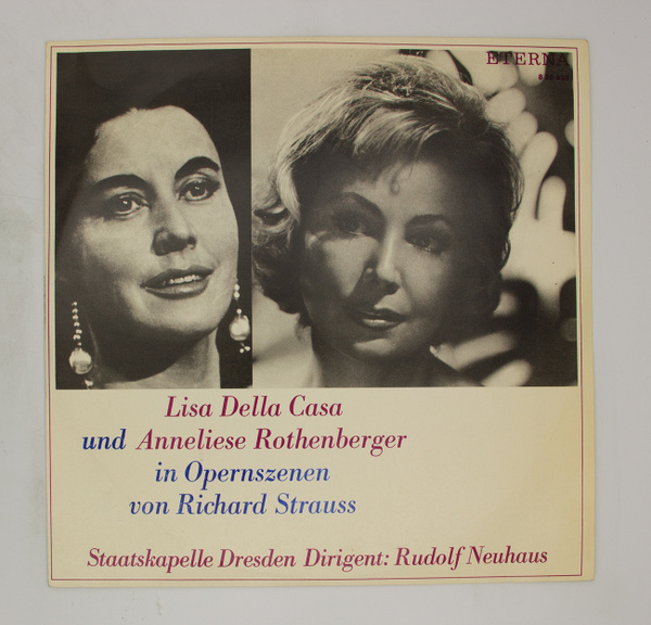 Виниловая пластинка Рихард Штраус - Lisa Della Casa Und Anneliese ...