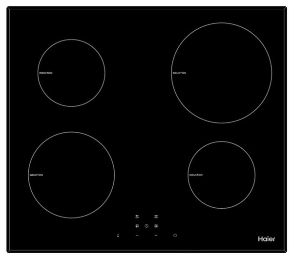 Индукционная варочная панель Haier HHX-Y64NVB, встраиваемая, черный ...